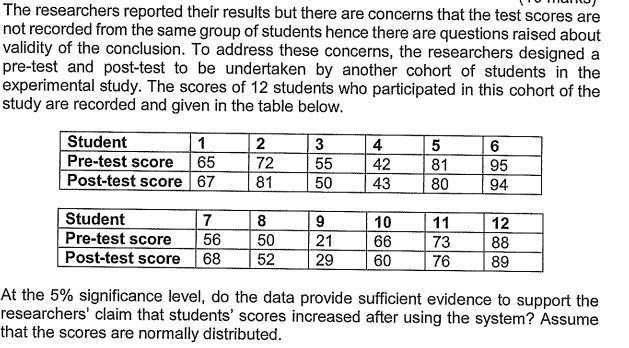 Solved Probability and statistics (Inferences on the Mean | Chegg.com