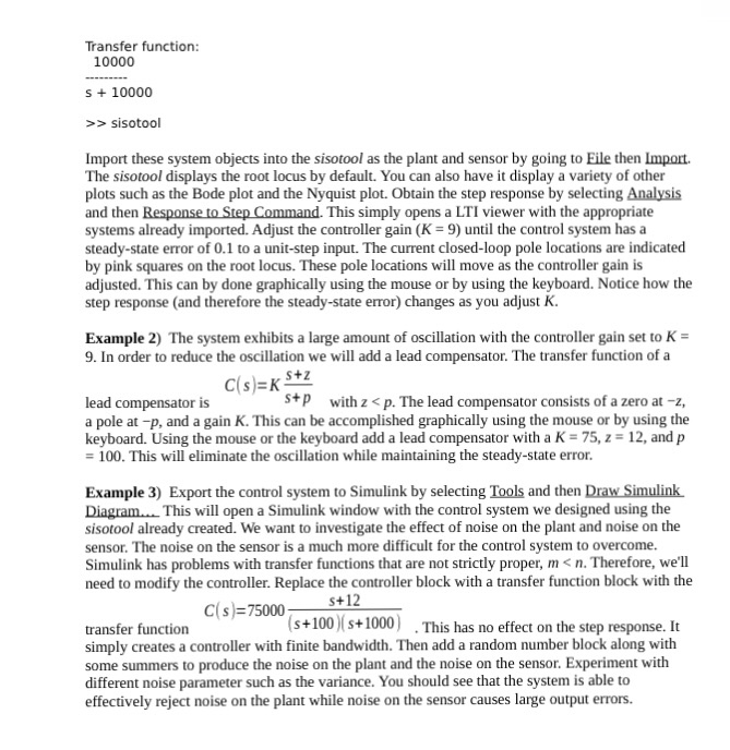THE LAPLACE TRANSFORM WITH APPLICATION TO CONTROL | Chegg.com