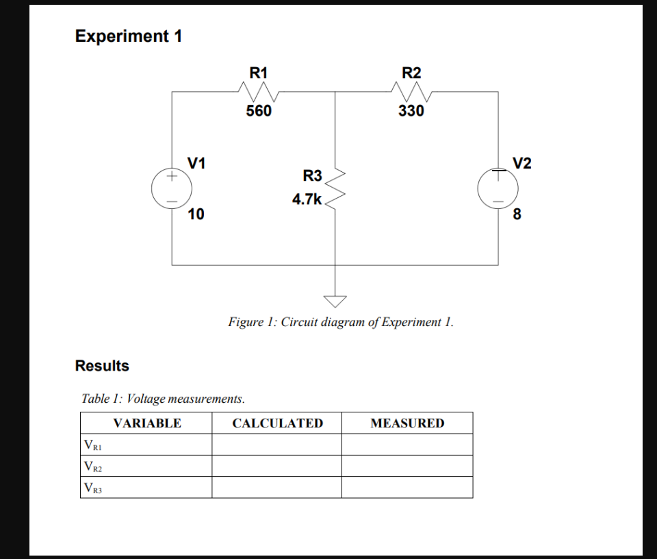 Design this circuit on fritzing and then measure the | Chegg.com