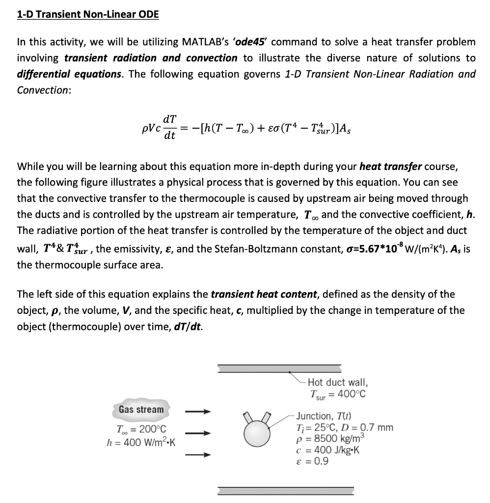 Solved In this activity, we will be utilizing MATLAB's | Chegg.com