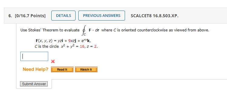 Solved 6. [0/16.7 Points] DETAILS PREVIOUS ANSWERS SCALCET8 | Chegg.com