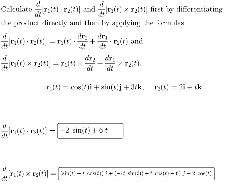 Solved d Calculate ri(t) r2(t)] and ri(t)xr2(t)] first | Chegg.com