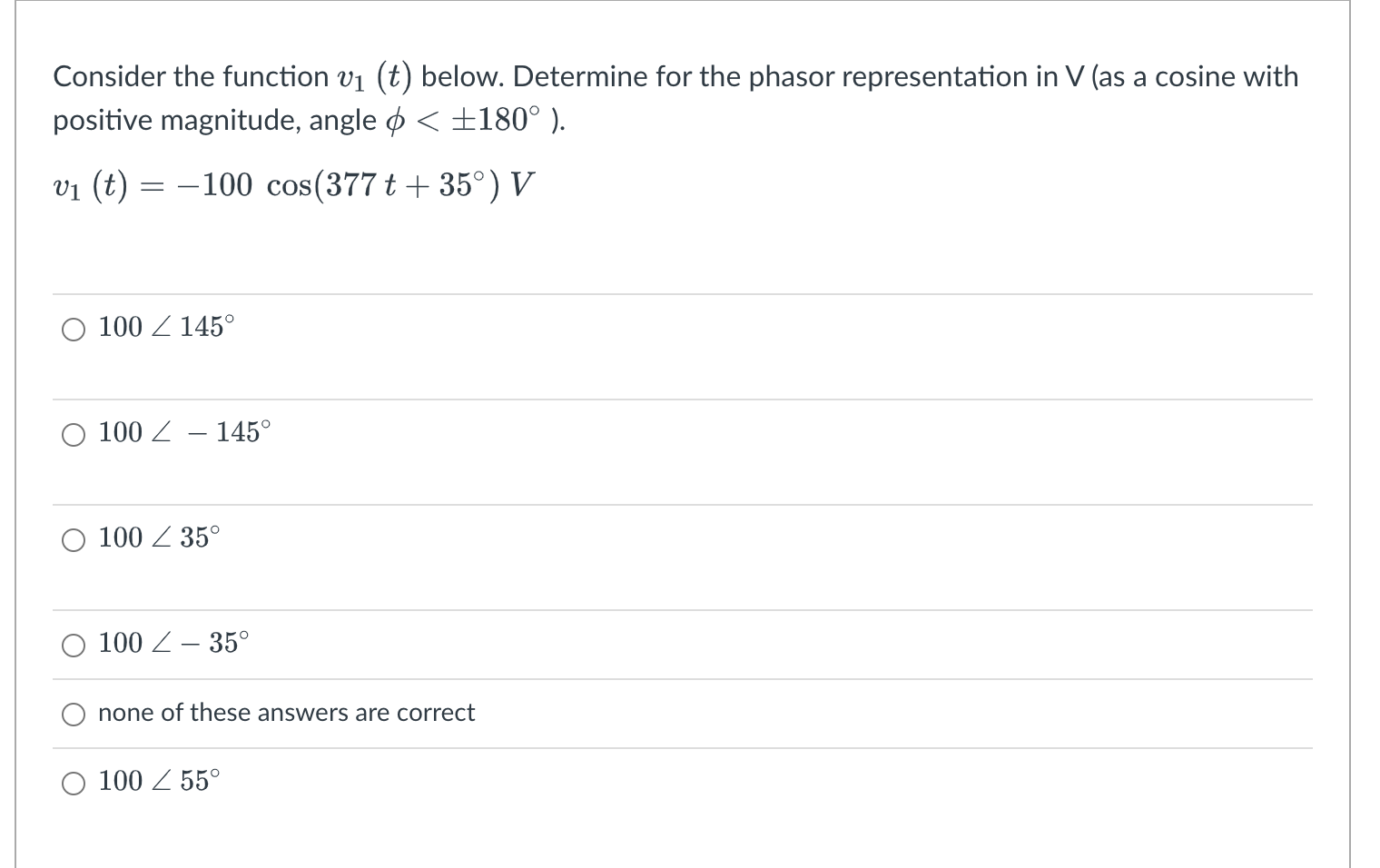 Solved Consider the function v1(t) below. Determine for the | Chegg.com