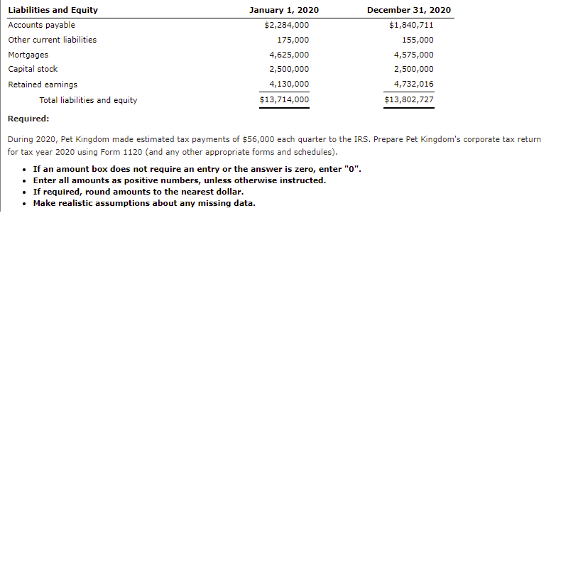 Solved Note: This problem is for the 2020 tax year. On | Chegg.com