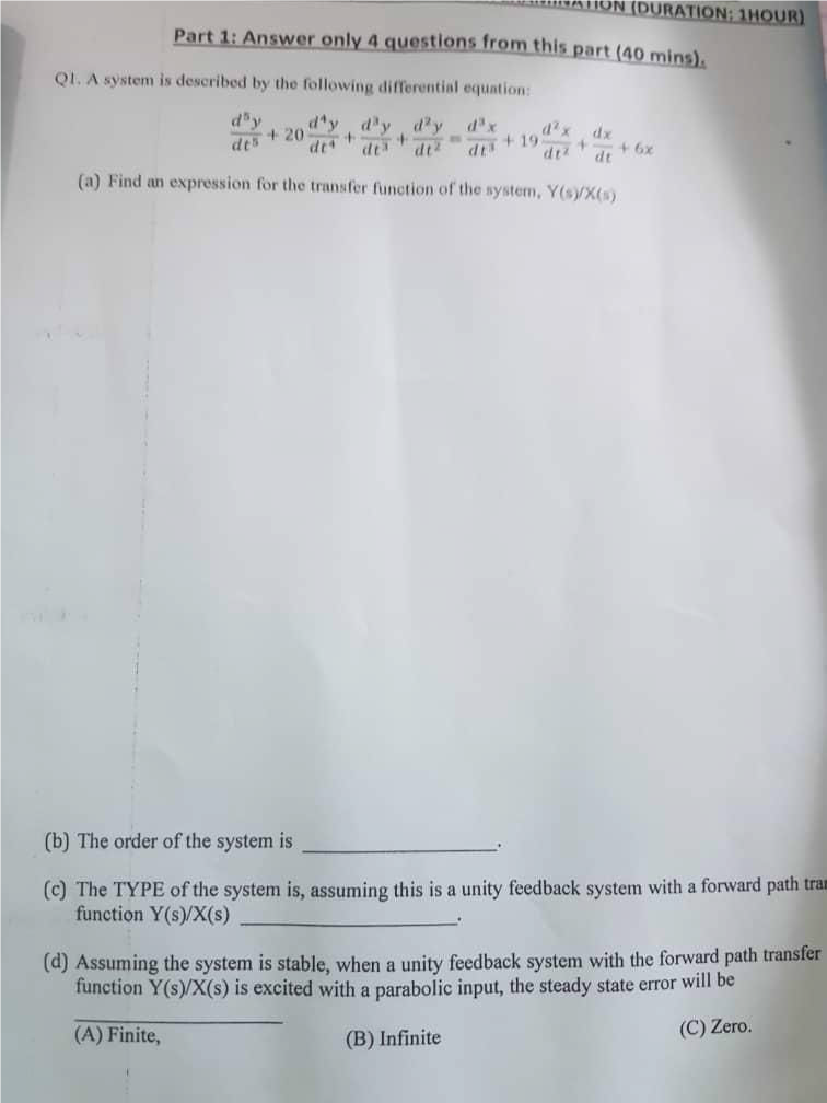Solved Part 1: Answer only 4 questions from this part ( | Chegg.com