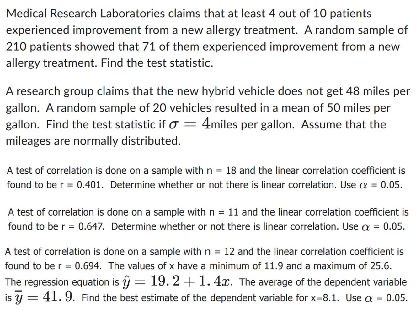 Solved Medical Research Laboratories claims that at least 4 | Chegg.com