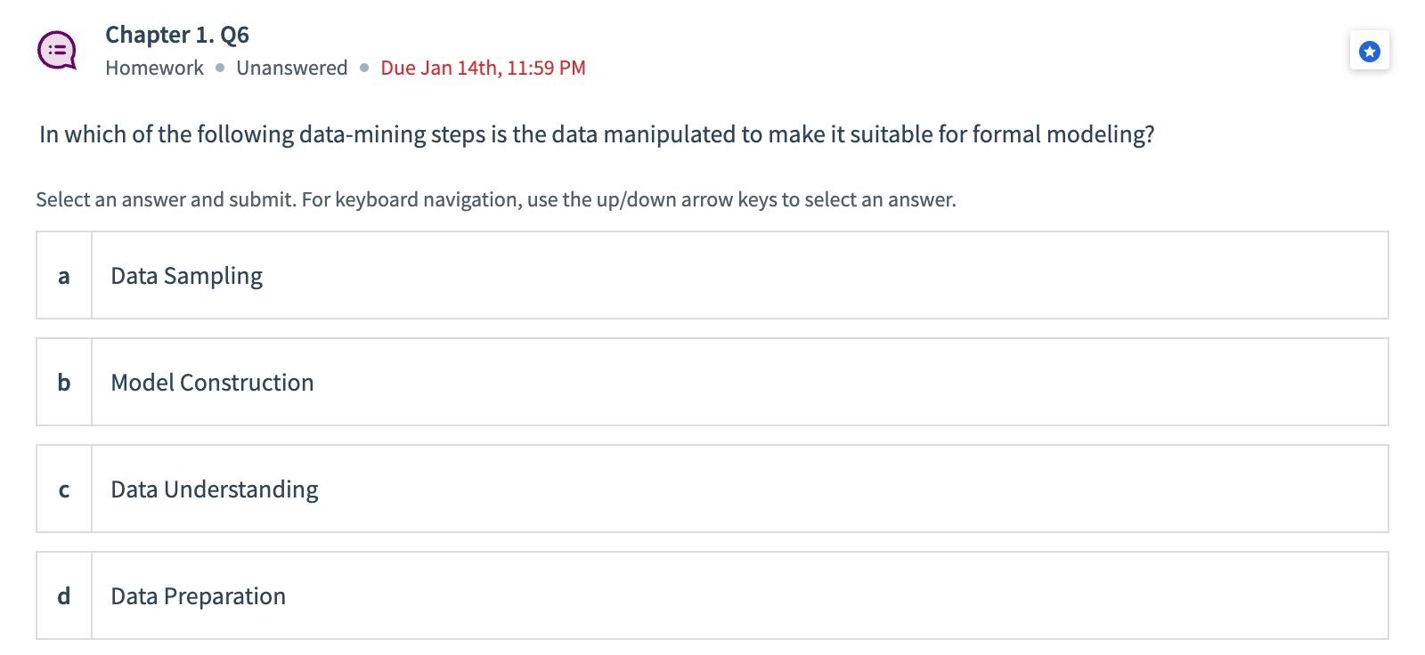 Solved Chapter 1. Q5 Homework • Unanswered • Due Jan 14th, | Chegg.com