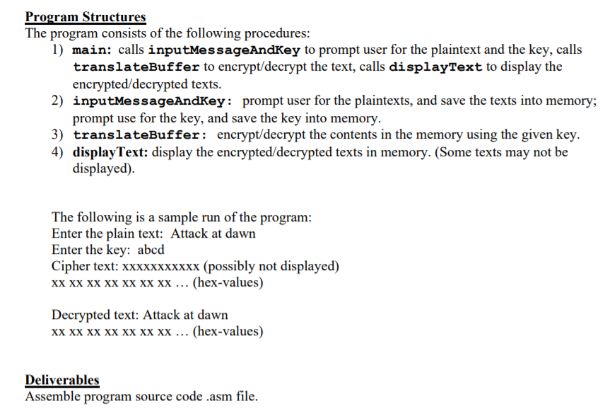 Solved Project Description In this project, you will develop | Chegg.com