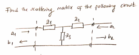 Solved Find the circuit matrix of the following : scattering | Chegg.com