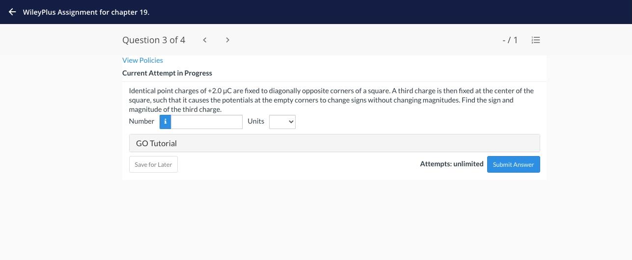 Solved 6 WileyPlus Assignment for chapter 19. Question 3 of | Chegg.com Solved 6 WileyPlus Assignment for chapter 19. Question 3 of | Chegg.com