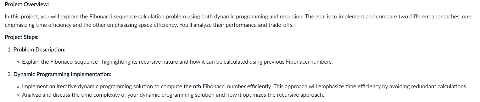Solved In this project, you will explore the Fibonacci | Chegg.com
