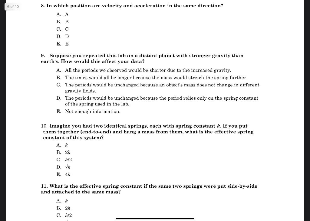 Solved Multiple Choice Questions The graph above shows the | Chegg.com