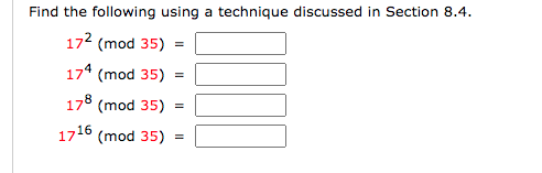 Solved Find the following using techniques discussed in | Chegg.com