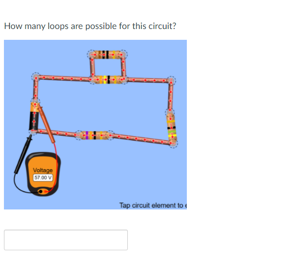Solved How many loops are possible for this circuit? Voltage | Chegg.com