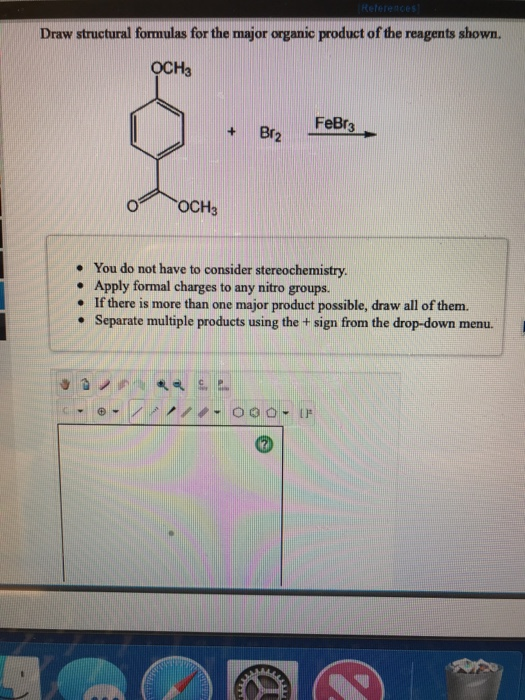 Solved Draw structural formulas for the major organic | Chegg.com