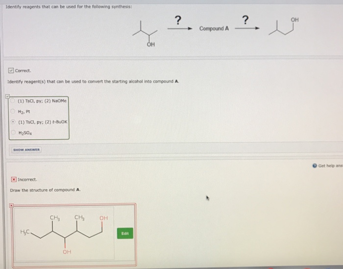Solved Identify reagents that can be used for the following | Chegg.com