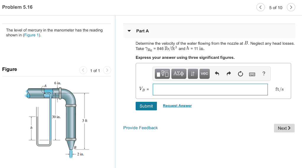 Solved Problem 5.16 5 of 10 The level of mercury in the | Chegg.com