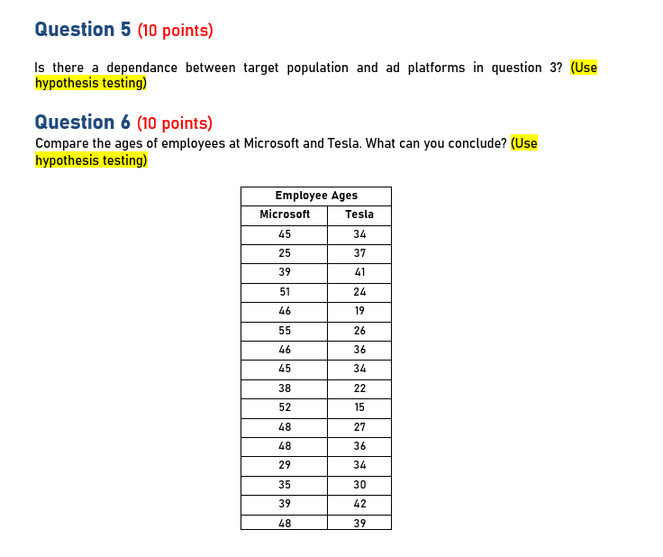 Solved Please provide all answers in excel formulas | Chegg.com