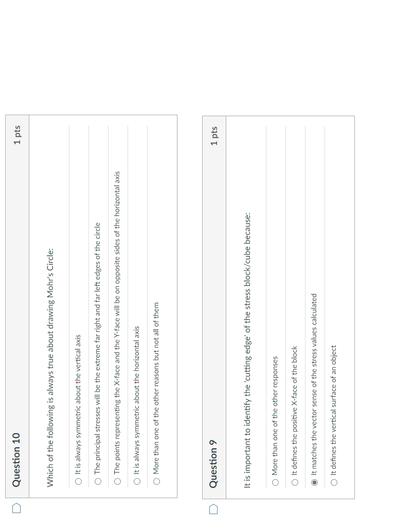 Solved Question 10 1 pts Which of the following is always | Chegg.com