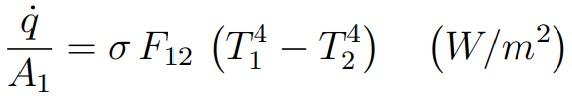 Solved Heat transfer by thermal radiation between 2 flat | Chegg.com