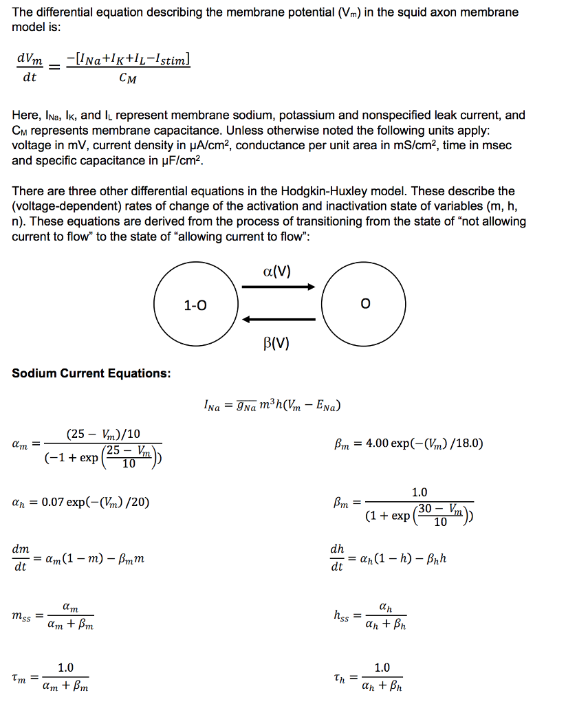 The differential equation describing the membrane | Chegg.com