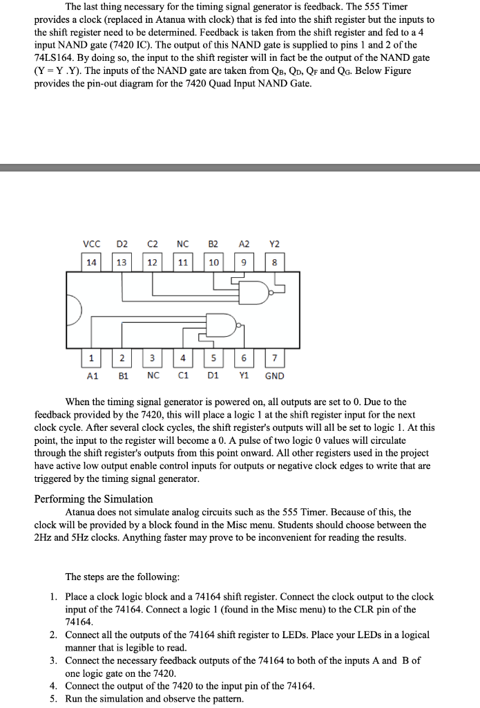 INSTEAD OF THE 555 TIMER, USE A CLOCK OF 2HZ or | Chegg.com