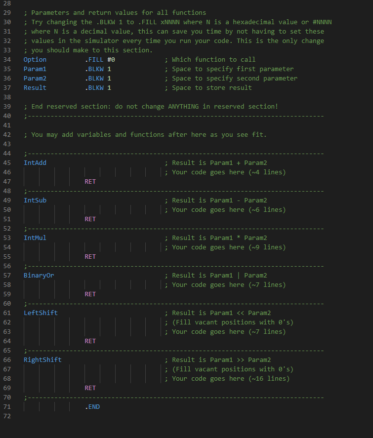 This is the LC3 assembly code outline. If someone | Chegg.com