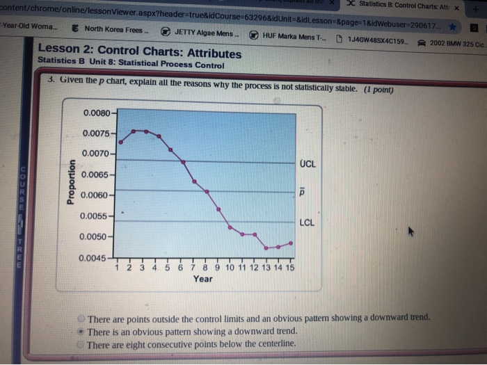 Solved X Statistics B Control Charts. Att | Chegg.com