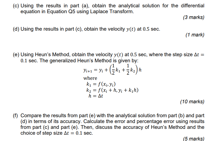 Solved A simple cart system is represented by the following | Chegg.com