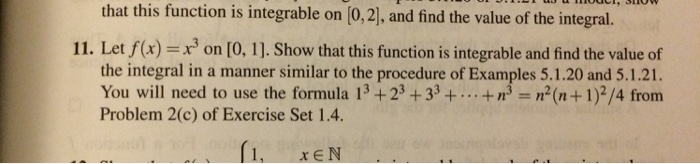 Solved that this function is integrable on [0,2], and find | Chegg.com