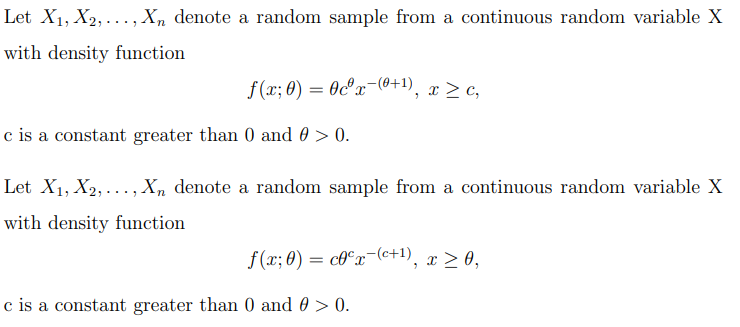 Solved Find the Maximum Likelihood Estimator of theta | Chegg.com
