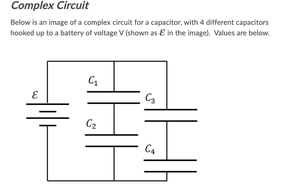 Solved Complex Circuit Below is an image of a complex | Chegg.com