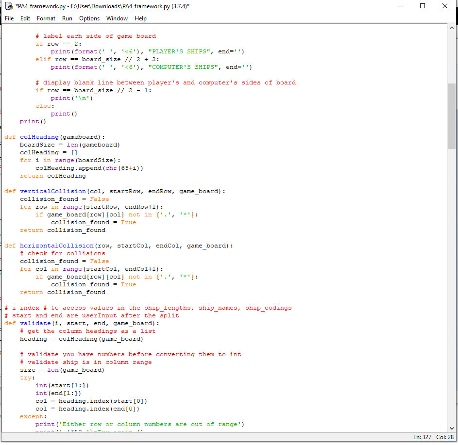 The following is the prompt and framework for a CS | Chegg.com