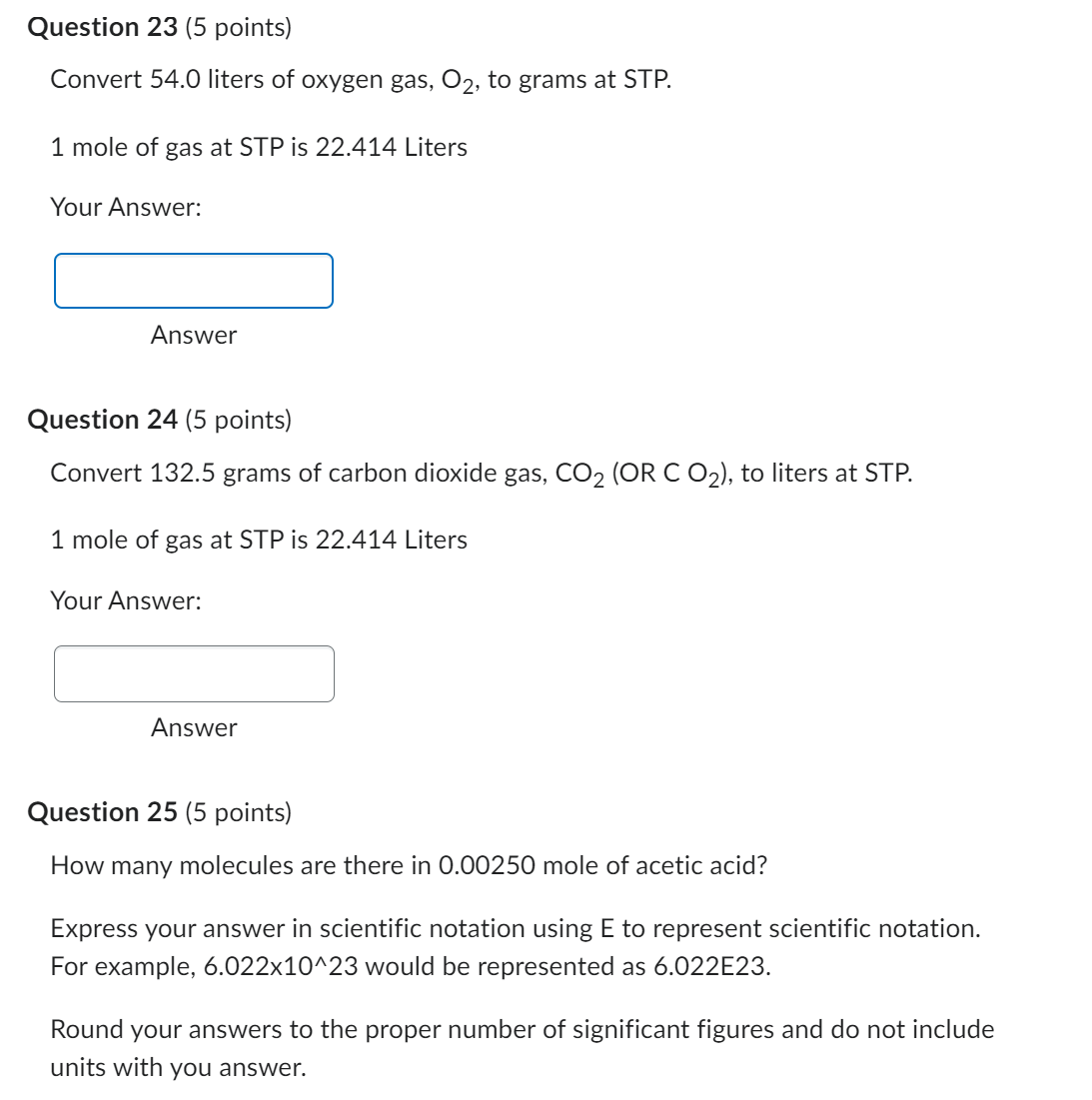 Solved Convert 54.0 liters of oxygen gas, O2, to grams at | Chegg.com
