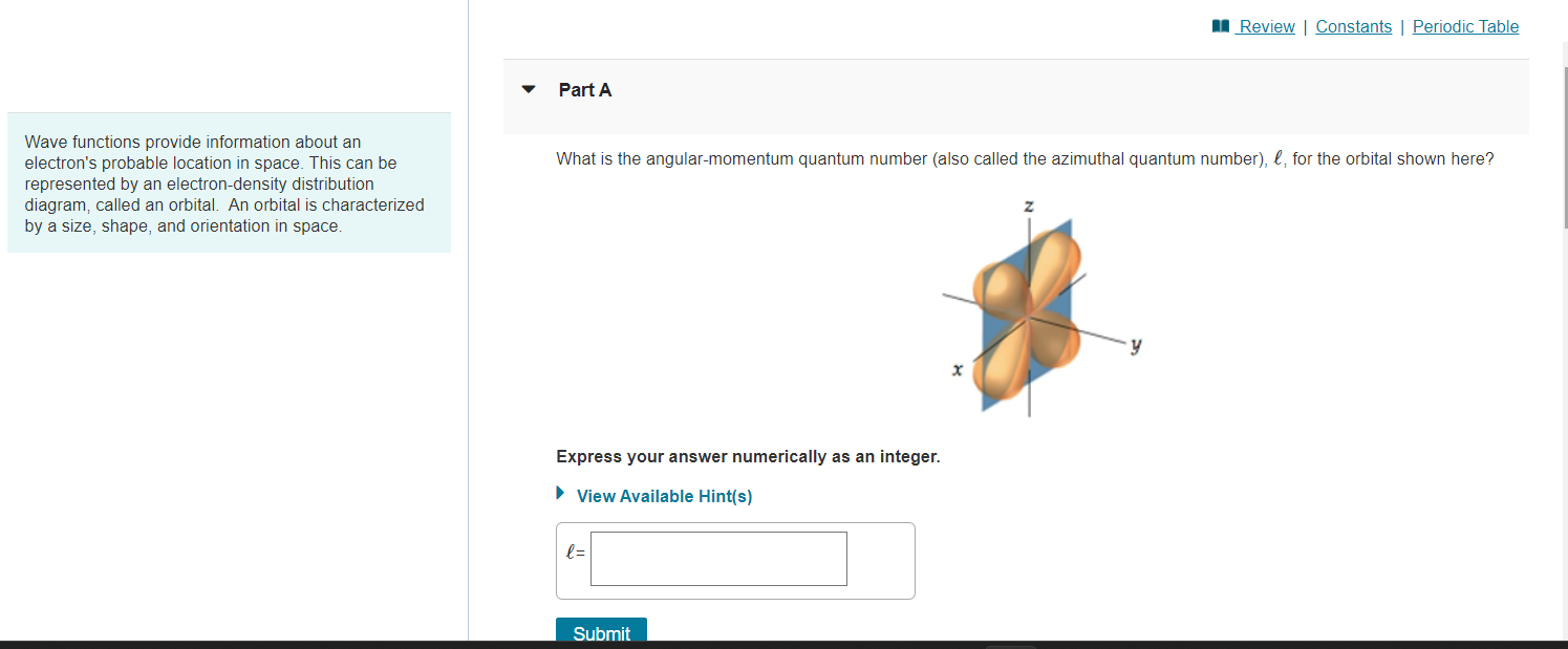 Solved Wave Functions Provide Information About An