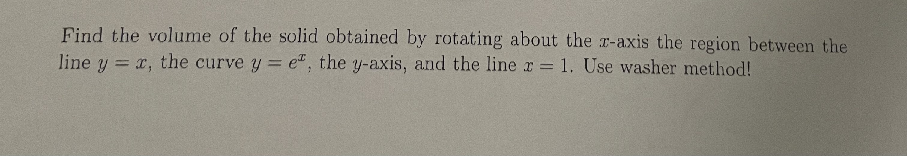 Solved Find the volume of the solid obtained by rotating | Chegg.com