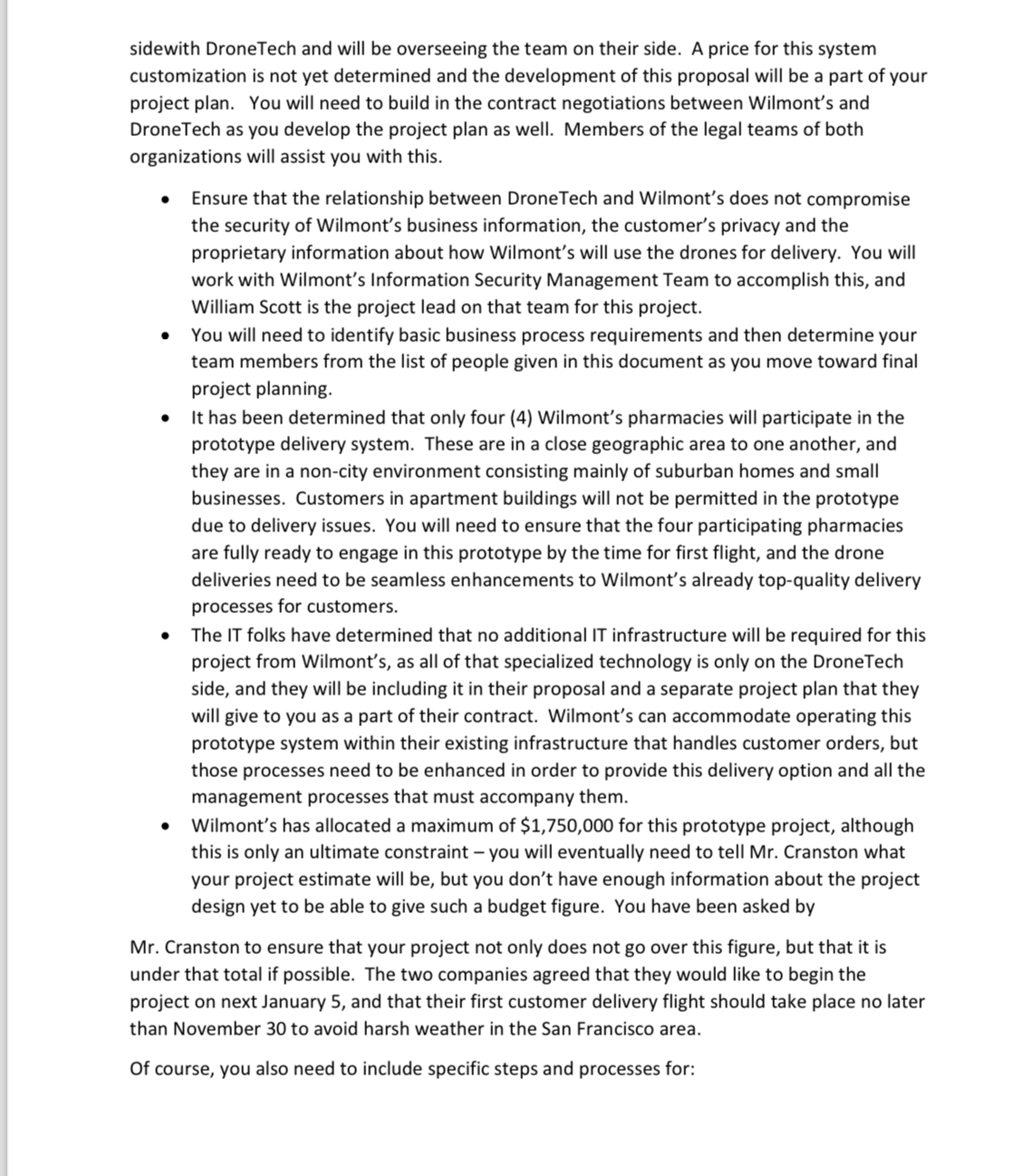 Solved PROJECT MANAGEMENT CLASSInitial WBS Assignment | Chegg.com