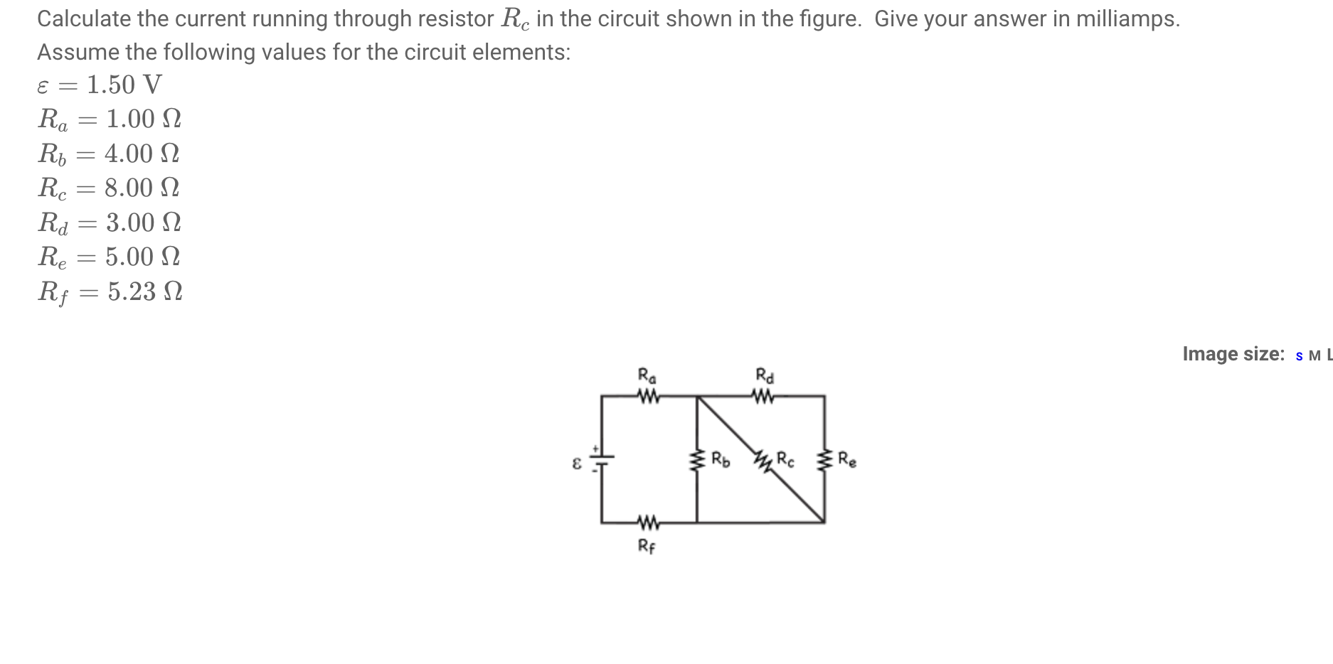 Solved Calculate the current running through resistor Rc ﻿in | Chegg.com
