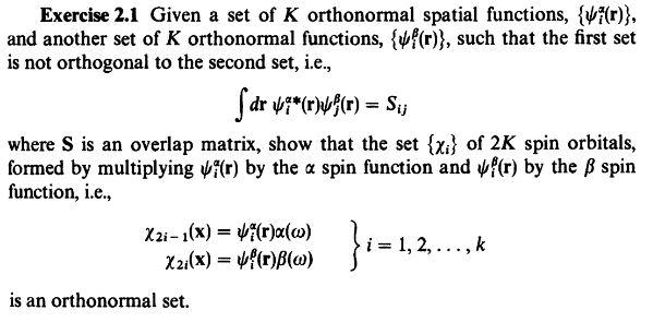 Solved Exercise 2.1 Given a set of K orthonormal spatial | Chegg.com