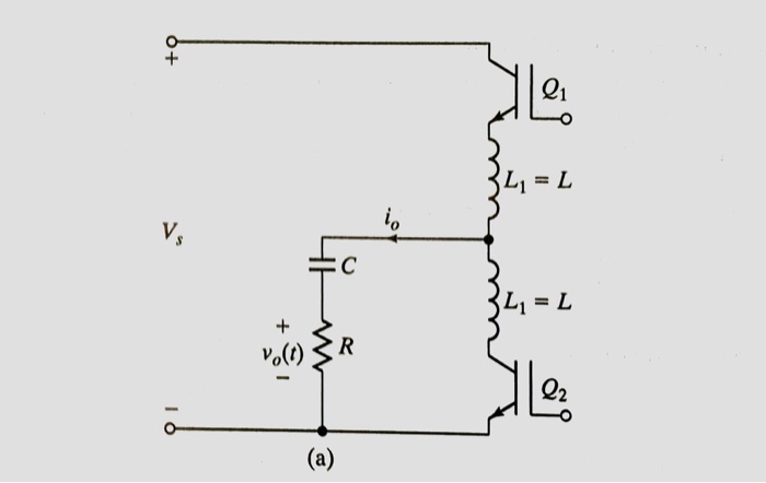 Solved 1.1 The basic series inverter in Figure 7.1a has L La | Chegg.com
