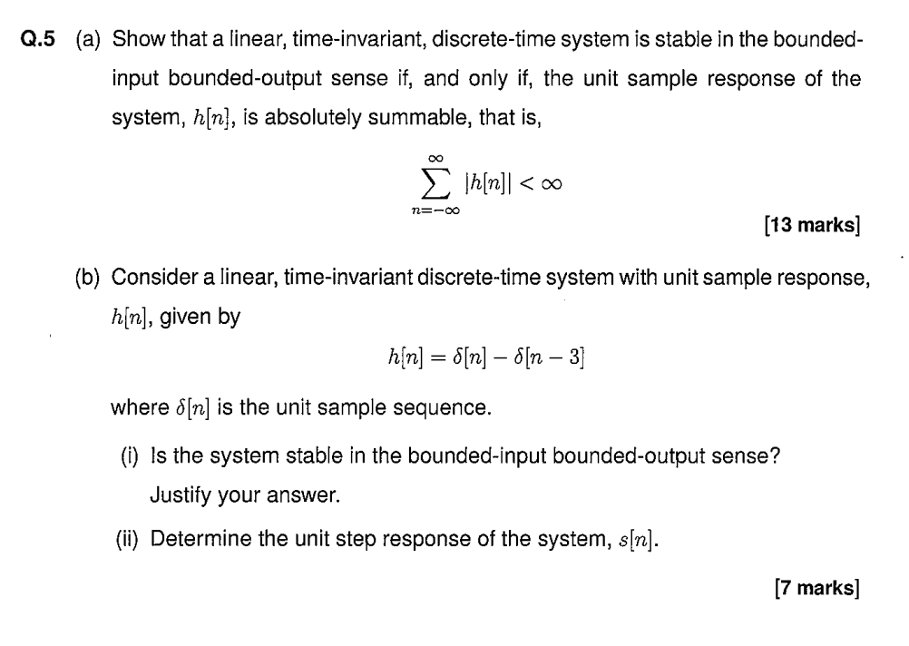 Solved (a) Show that a linear, time-invariant, discrete-time | Chegg.com