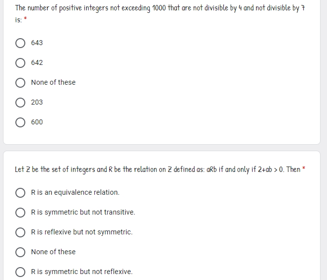 Solved The number of positive integers not exceeding 1000 | Chegg.com