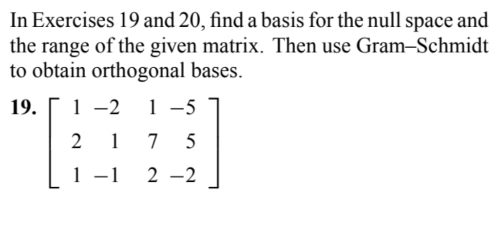 Solved Please show steps for how you find the null space, | Chegg.com