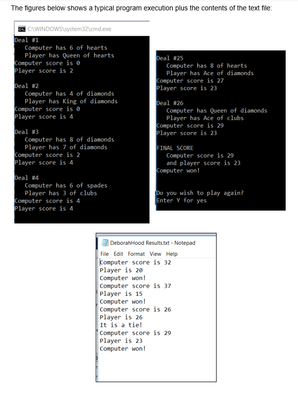 Part 1 Console Based Program Create A Console Based