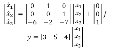 Solved Find the transfer function from the following state | Chegg.com