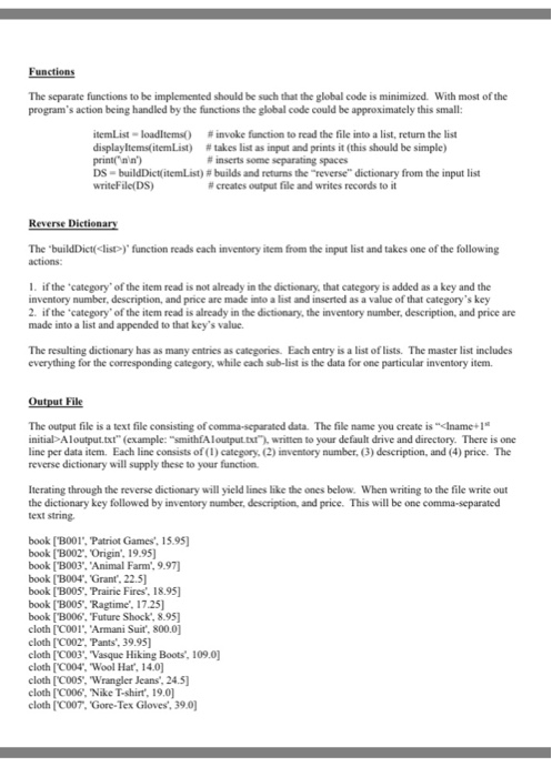 Solved This assignment serves as a review of several | Chegg.com