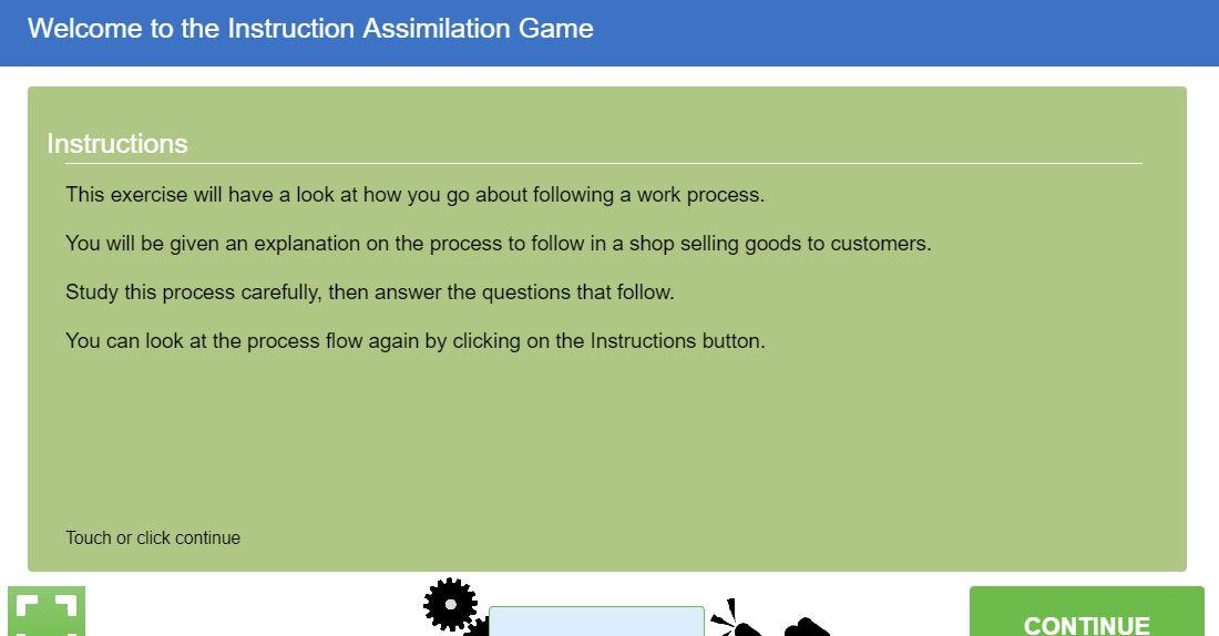 Solved Welcome to the Instruction Assimilation Game | Chegg.com