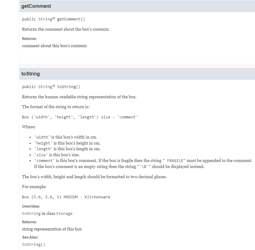 Solved I've attached screenshots of the Java.docs file which | Chegg.com