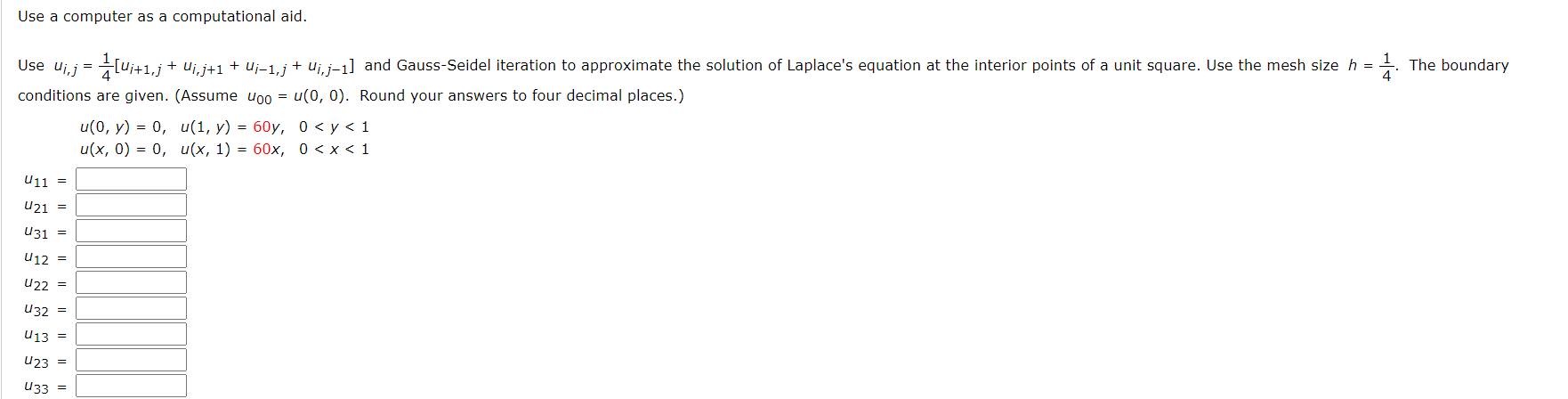 Solved Use a computer as a computational aid. Use wij | Chegg.com