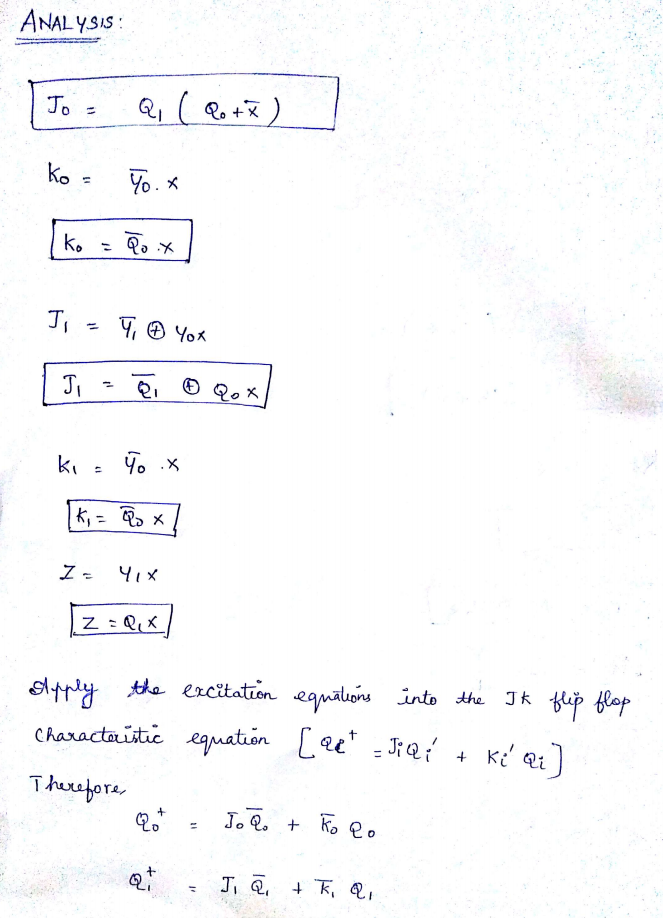 Solved Select the equation that describe next state (Yo*) | Chegg.com